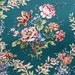 Vintage Jay Yang Fabric Green Pink Floral Garland Twill Upholstery ...
