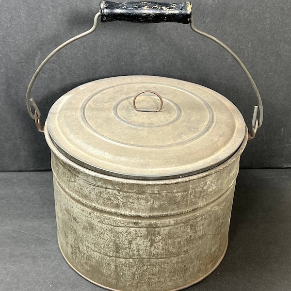 Antique Lunch Pail - Etsy