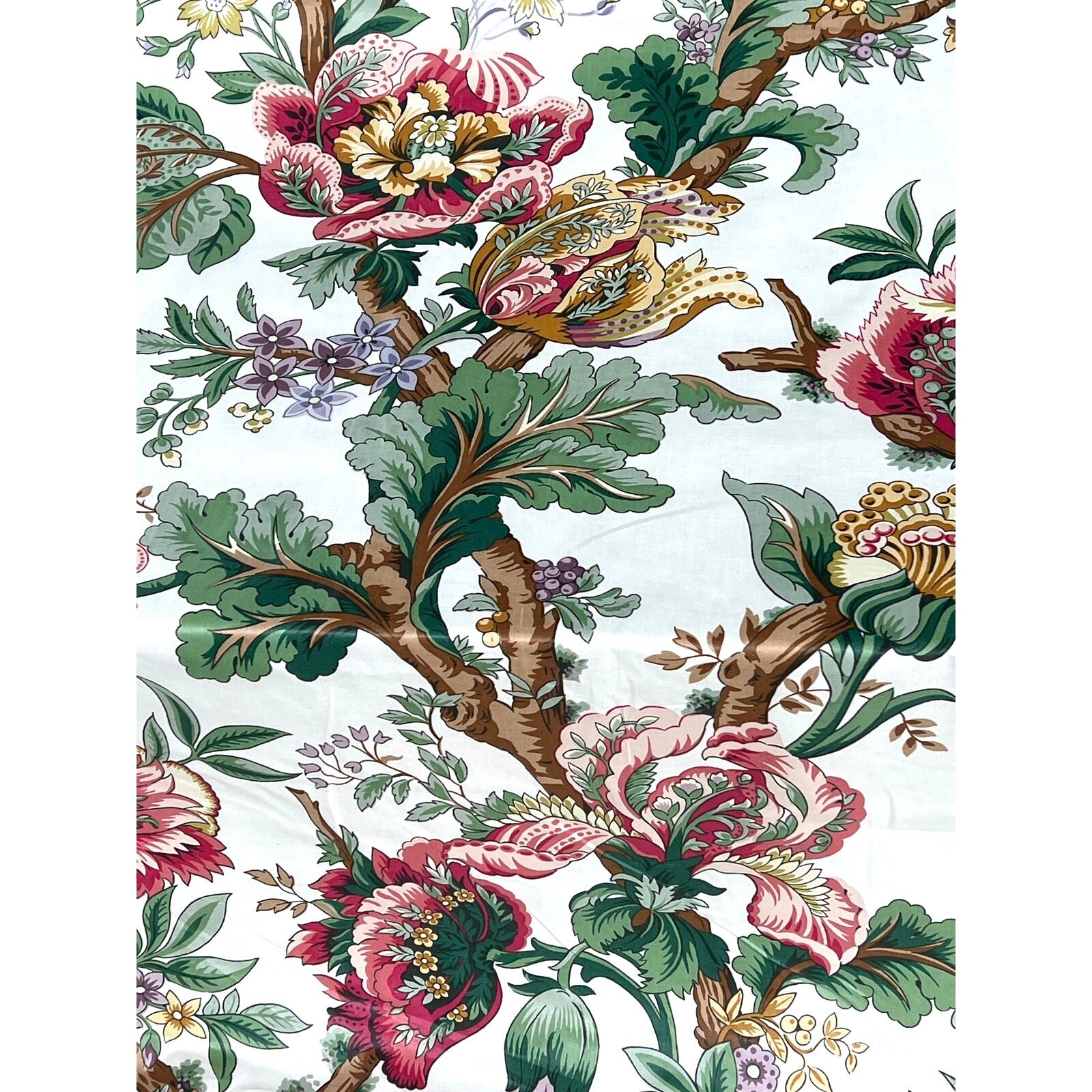 Vintage Jonelle Fabric Floral Chapelle Pattern Chintz England 80s by ... Vintage Jonelle Fabric Floral Chapelle Pattern Chintz England 80s by ...