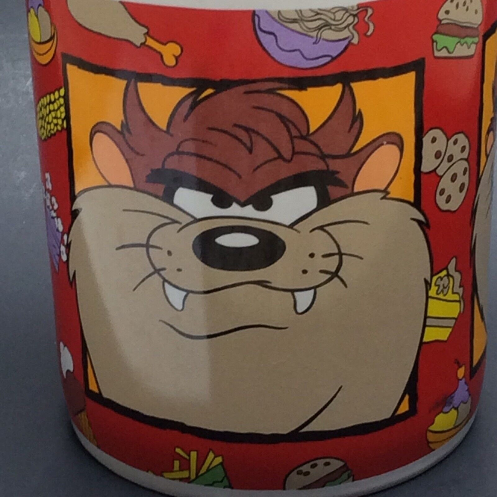 Vintage Taz Warner Brothers Coffee Mug Oversized Jumbo 22 Ounces 1994 ...