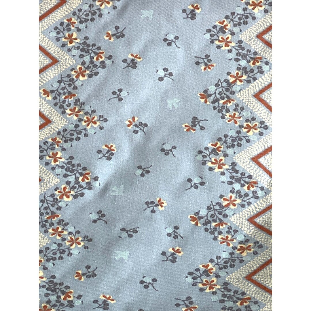 Vintage Margin Designs Upholstery Fabric Blue Brown Bandana Indienne ...