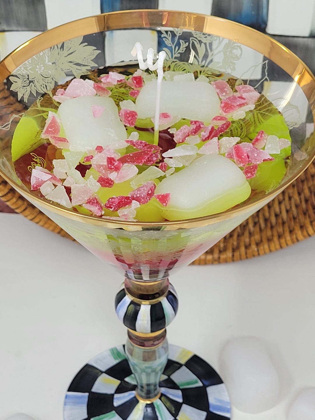 Wax Drink Candle Ice Cube Embeds Fake Food Making Supplies Cocktails - Etsy