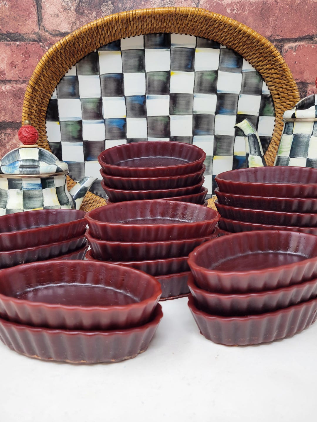 Pie Crust Wax Embeds Chocolate Oval Shell for Candle Making Fake Food ...