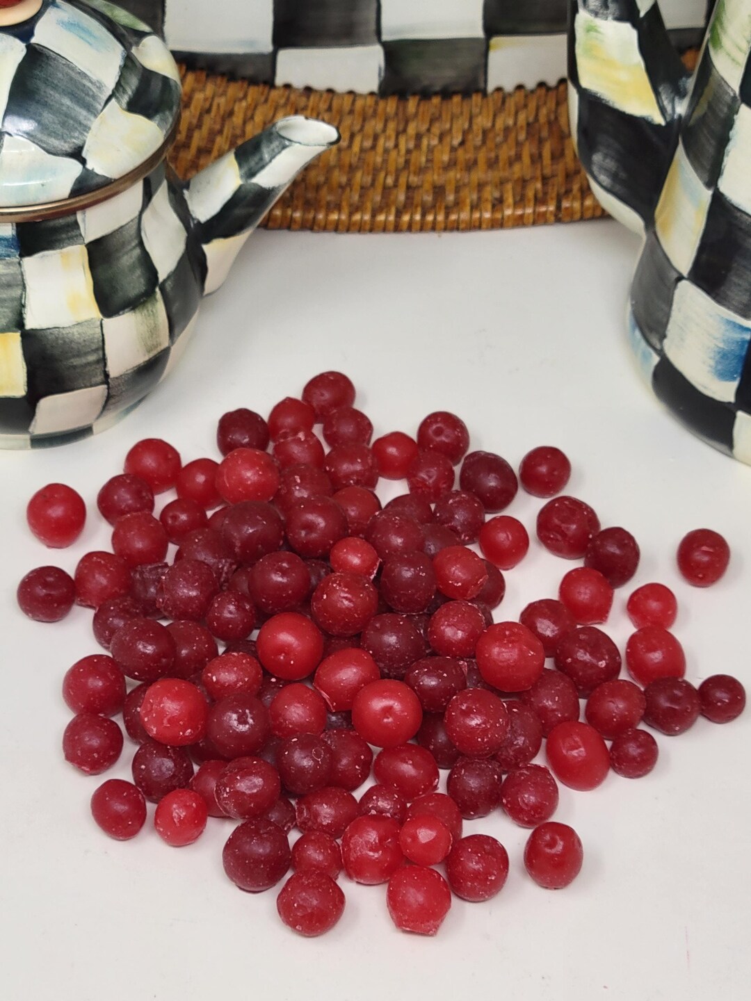 Fruit Wax Embeds Cranberries Fake Food for Candles Movie Props ...