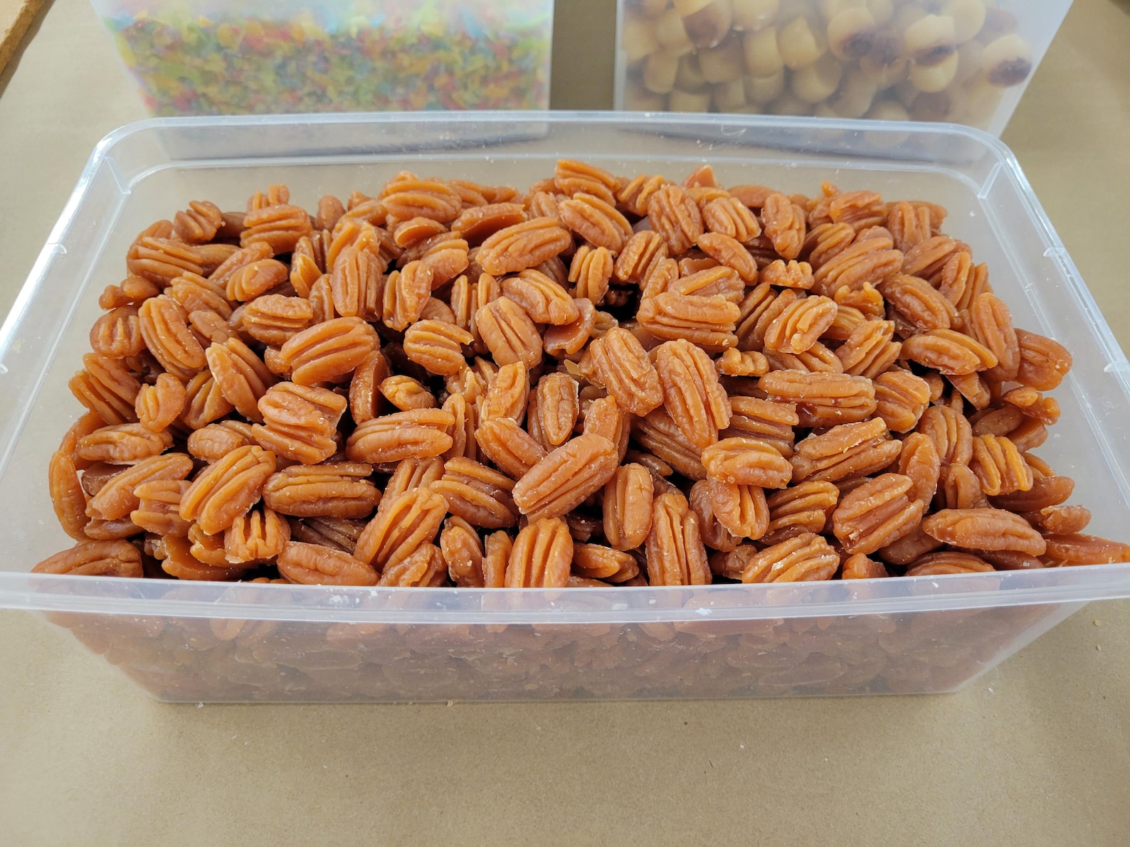 Wax Embeds 1/2 Pound Pecans Candle Making Supplies Tarts Melts Fake Wax ...