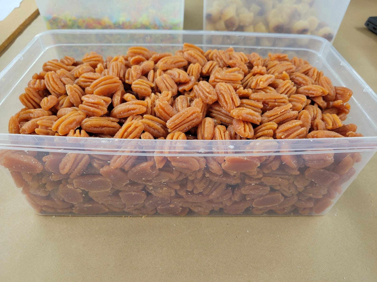 Wax Embeds 1/2 Pound Pecans Candle Making Supplies Tarts Melts Fake Wax ...