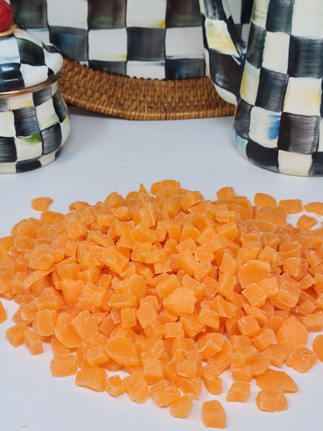 Wax Fruit Embed Mini Peach Chunks Candle Making Topping Supplies - Etsy