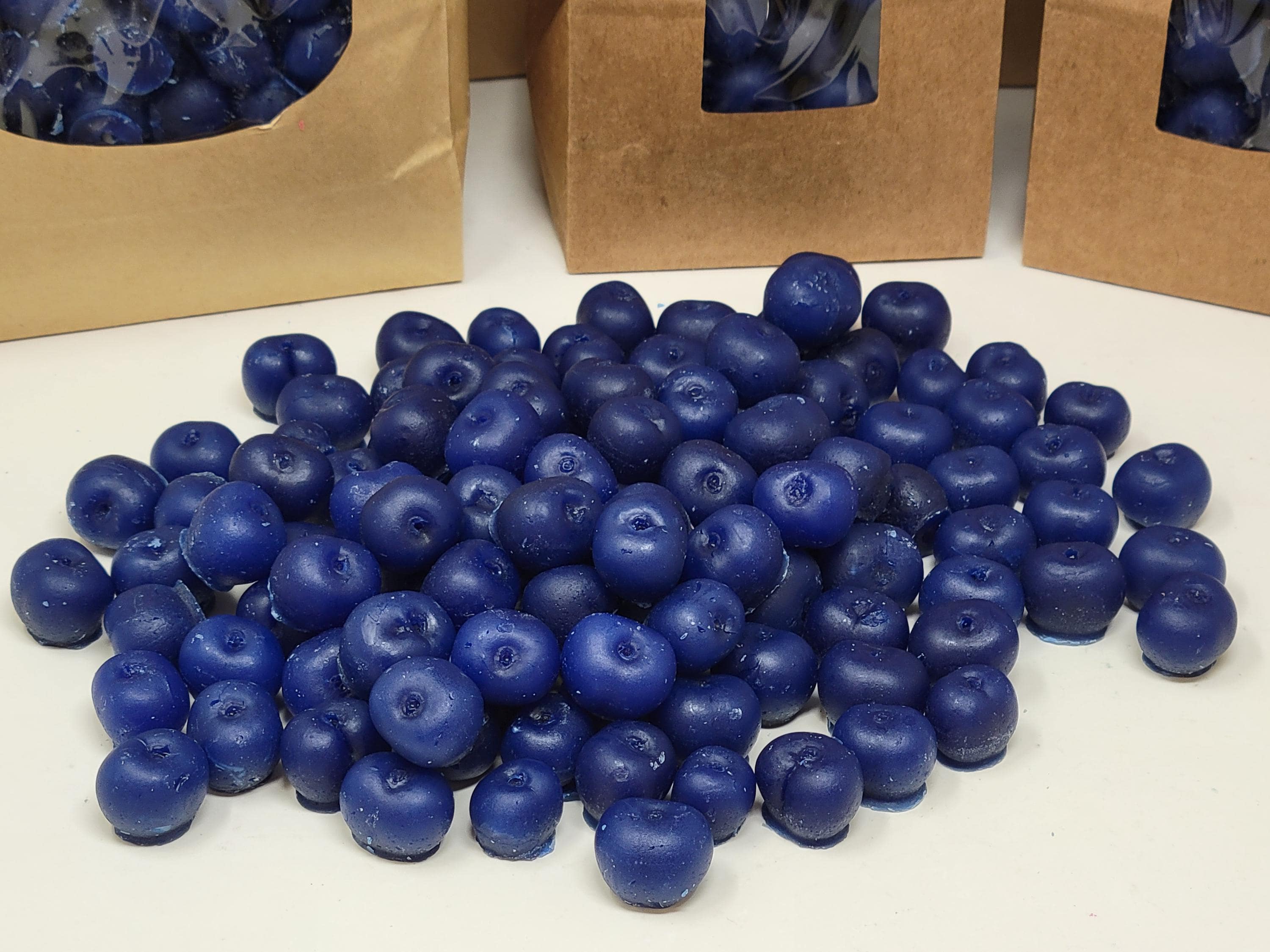 Wax Embeds Blueberries Candle Making Supplies Fake Food Movie Prop 1/2 ...