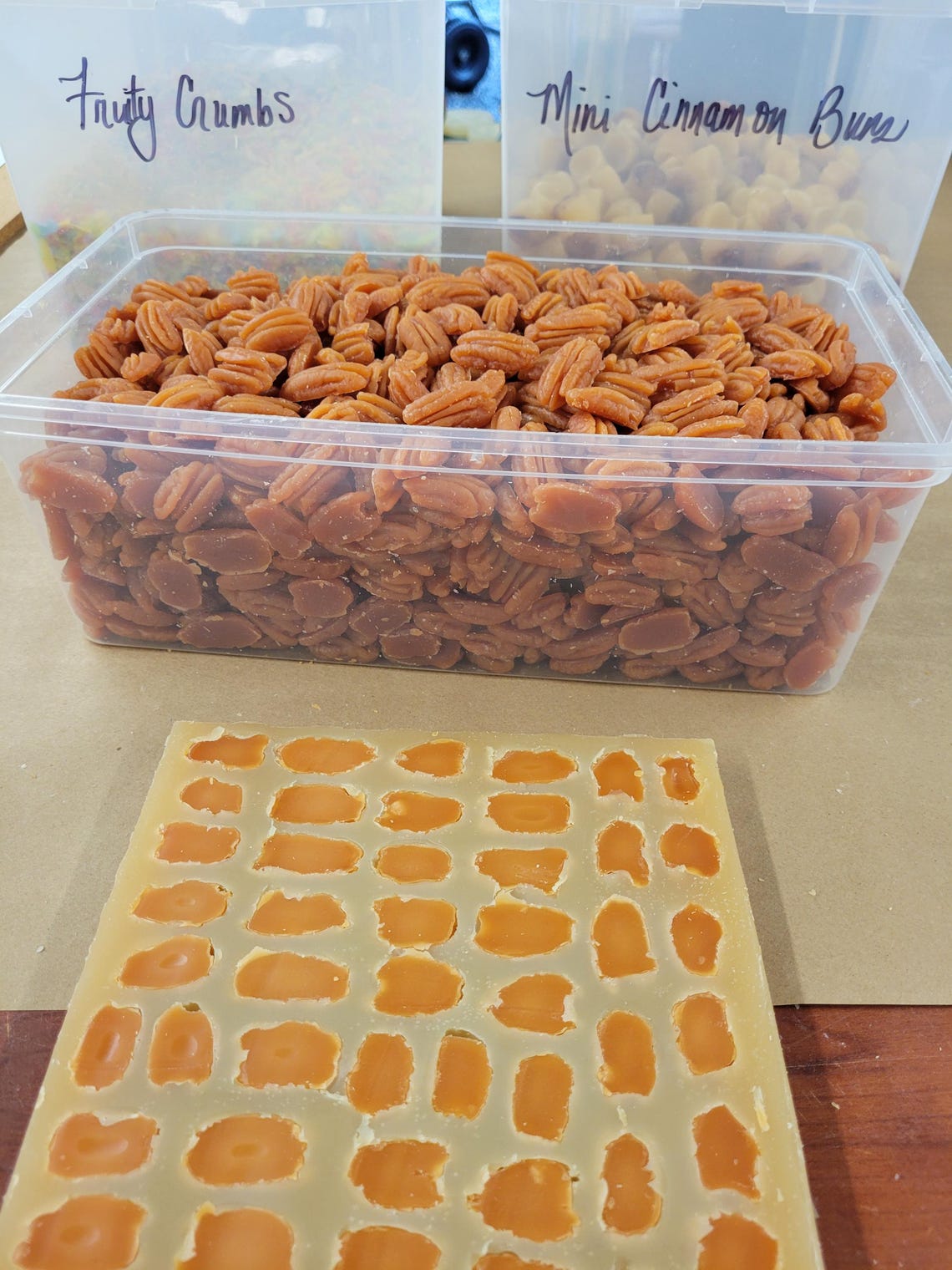Wax Embeds 1/2 Pound Pecans Candle Making Supplies Tarts Melts Fake Wax ...