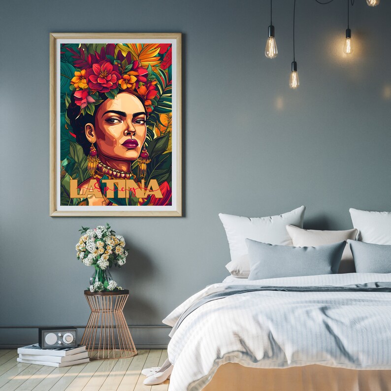 Maximal Wall Art Latino Heritage Month Art Spicy Latina Poster Latinx ...
