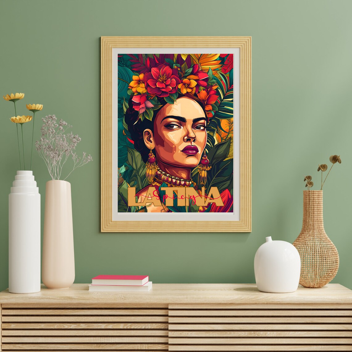 Maximal Wall Art Latino Heritage Month Art Spicy Latina Poster Latinx ...