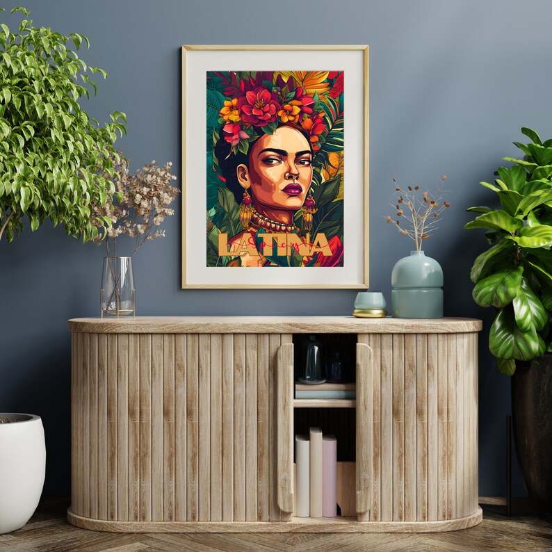 Maximal Wall Art Latino Heritage Month Art Spicy Latina Poster Latinx ...