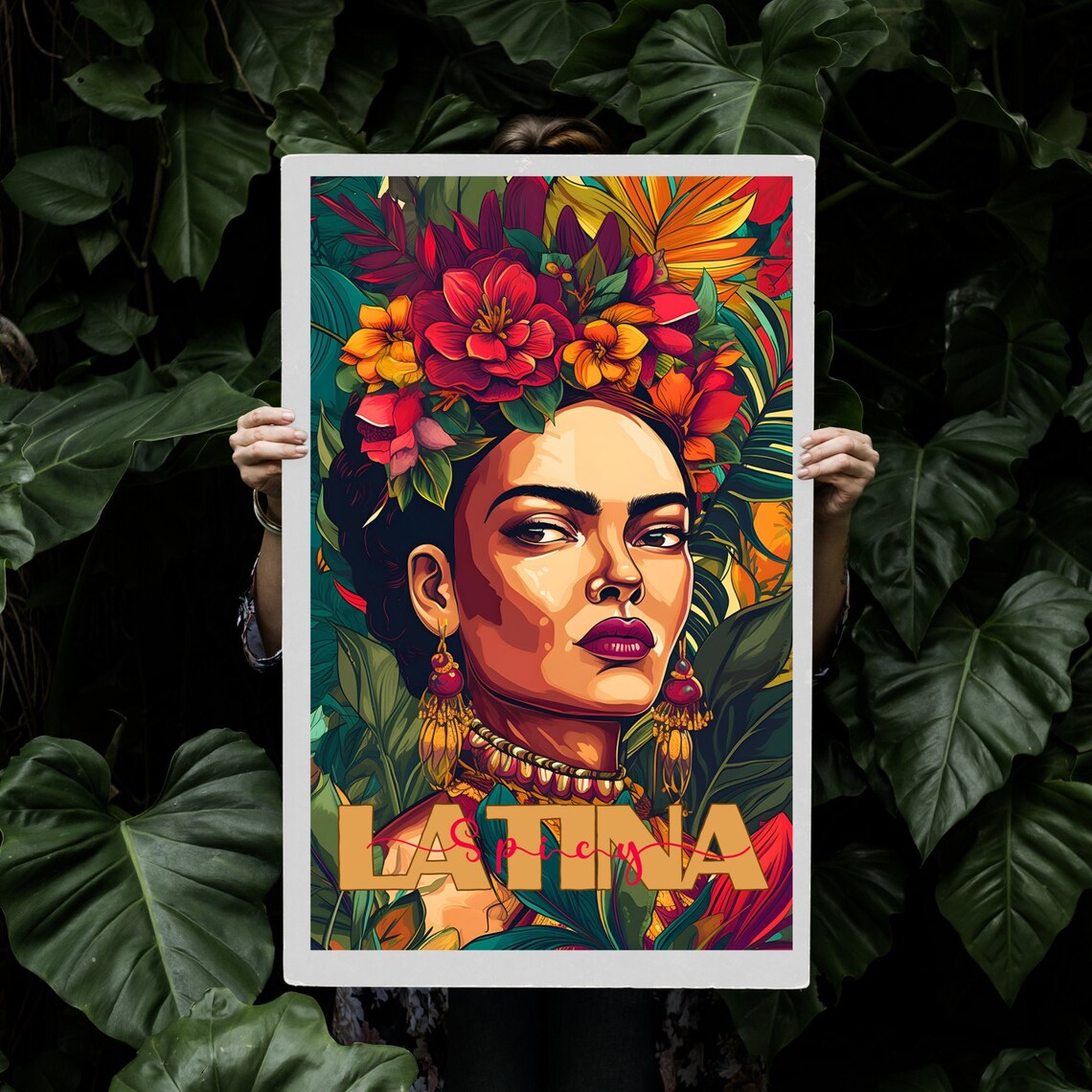 Maximal Wall Art Latino Heritage Month Art Spicy Latina Poster Latinx ...