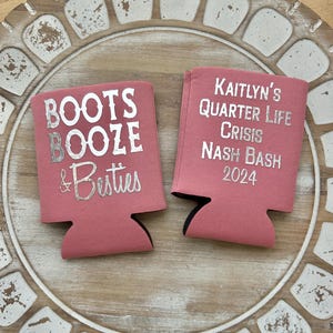 Nashville Birthday Can Coolers Boots Booze & Besties Smashed in Nash ...