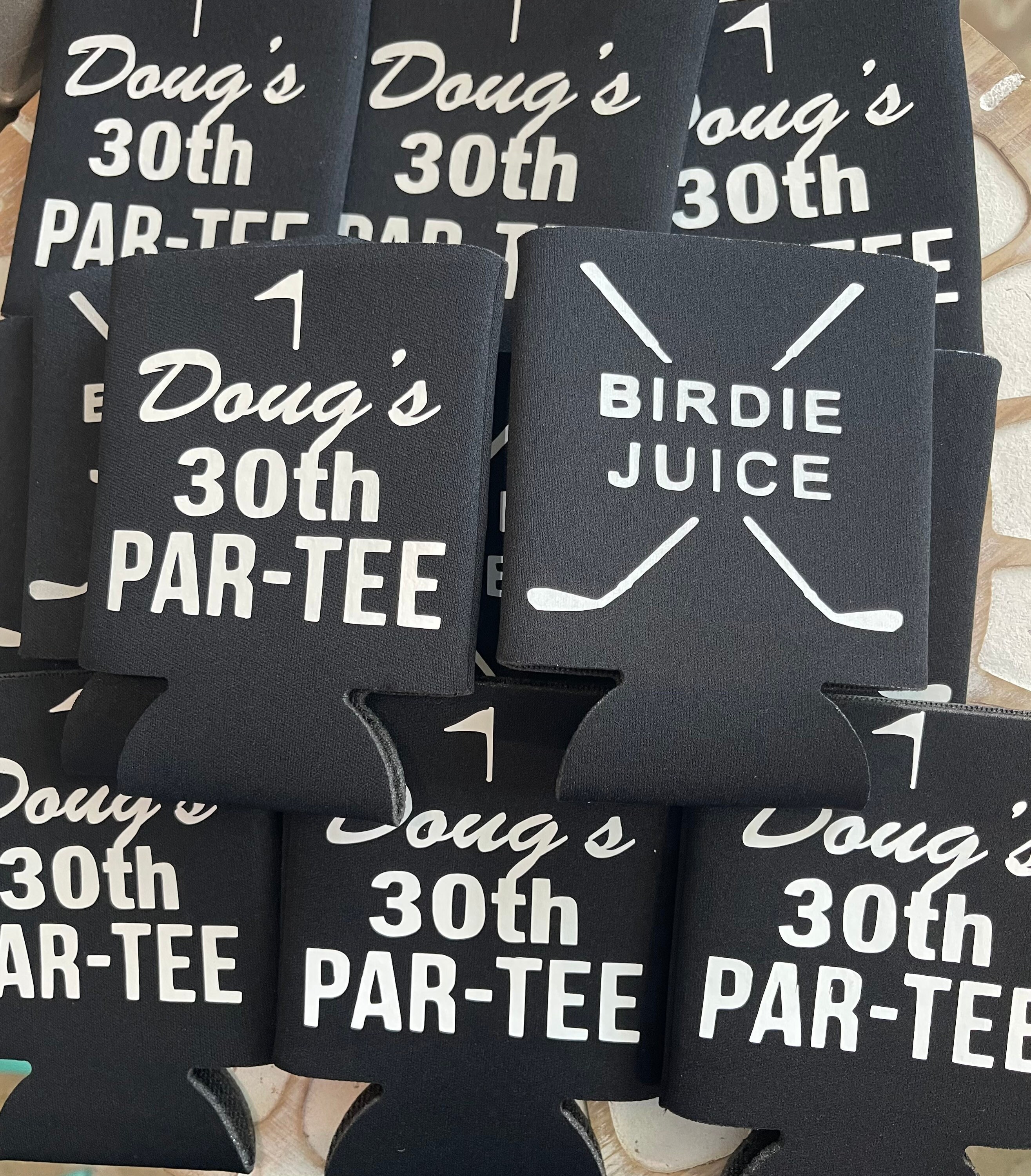 30th Partee Can Coolers Personalized Bachelor Party Favor | Etsy