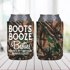 Nashville Birthday Can Coolers Boots Booze & Besties Smashed in Nash ...