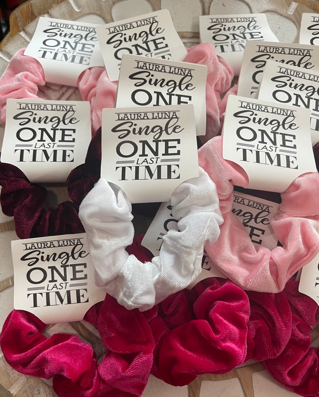 Single One Last Time Scrunchie Hair Scrunchies Scrunchie Bachelorette ...