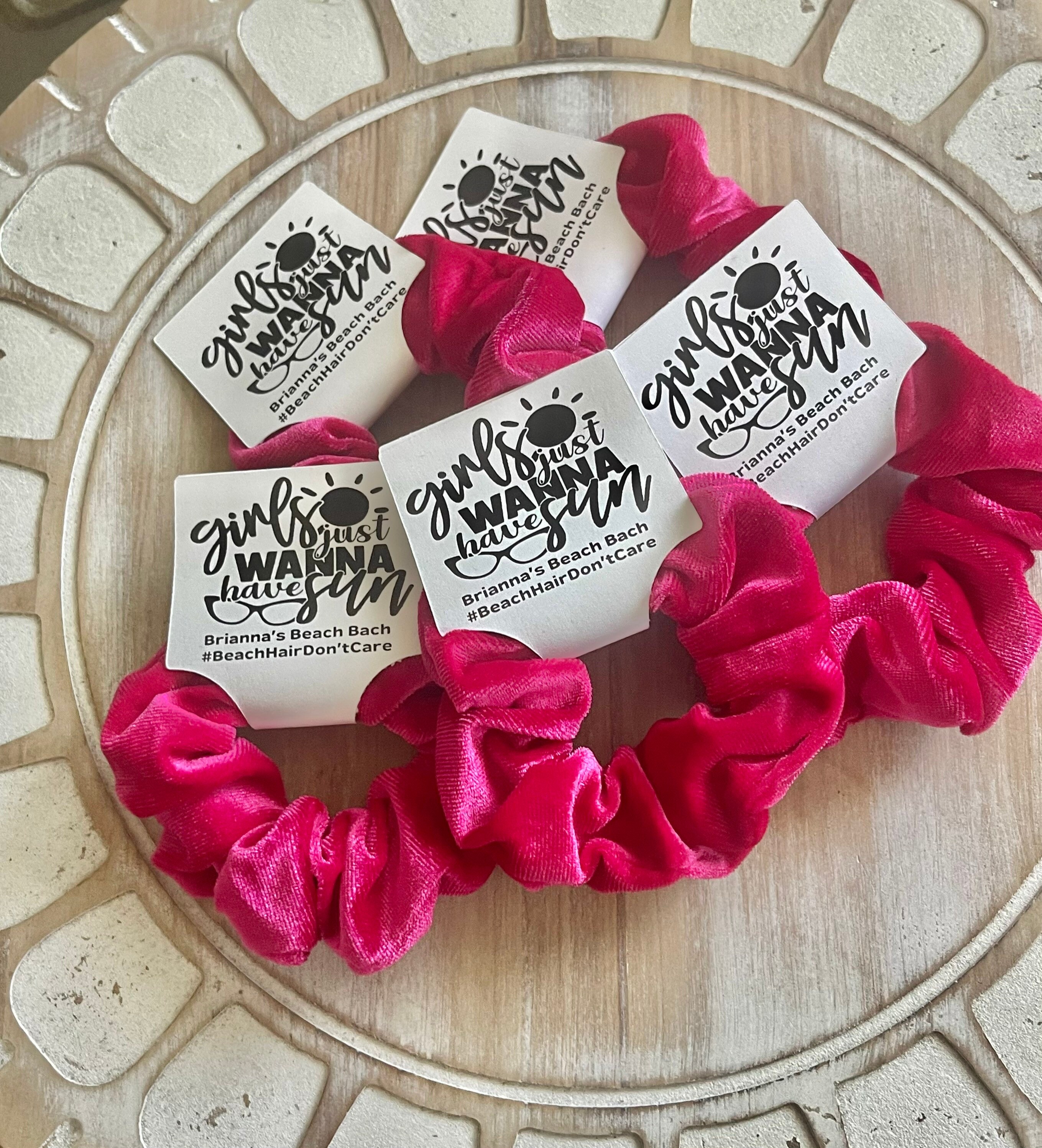 Girls Just Wanna Have Sun Favors Beach Hair Dont Care Etsy