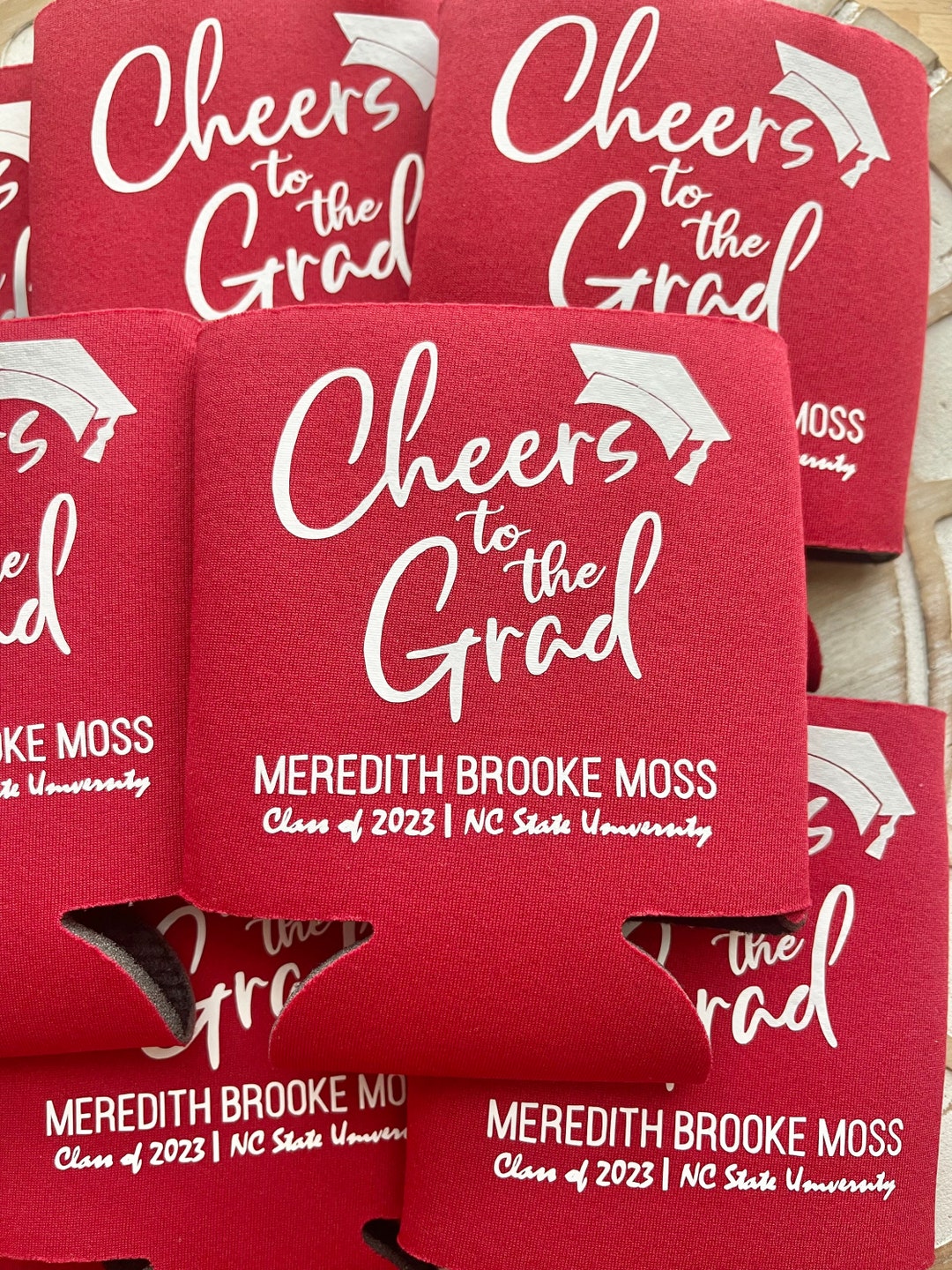 Cheers to the Grad, Graduation Can Cooler, Graduate Gift, Graduation ...