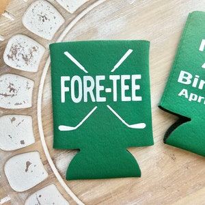 Foretee Birthday Can Cooler Golf Party Favor 40th Surprise Party ...