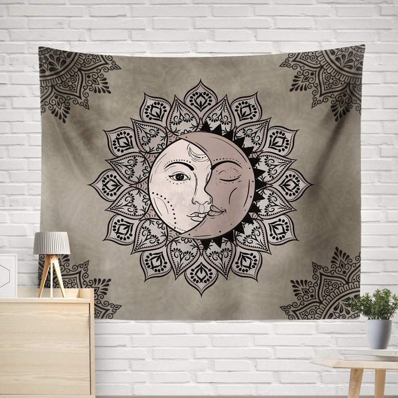 Sun and Moon Tapestry - Etsy
