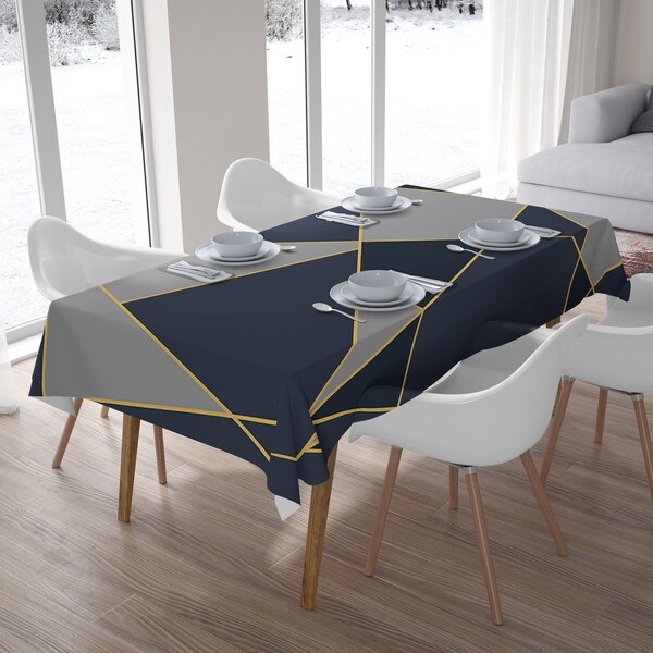 Modern Tablecloth - Etsy