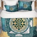 Sri Yantra Comforter, Mandala Comforter, Sacred Mandala Comforter, Boho ...
