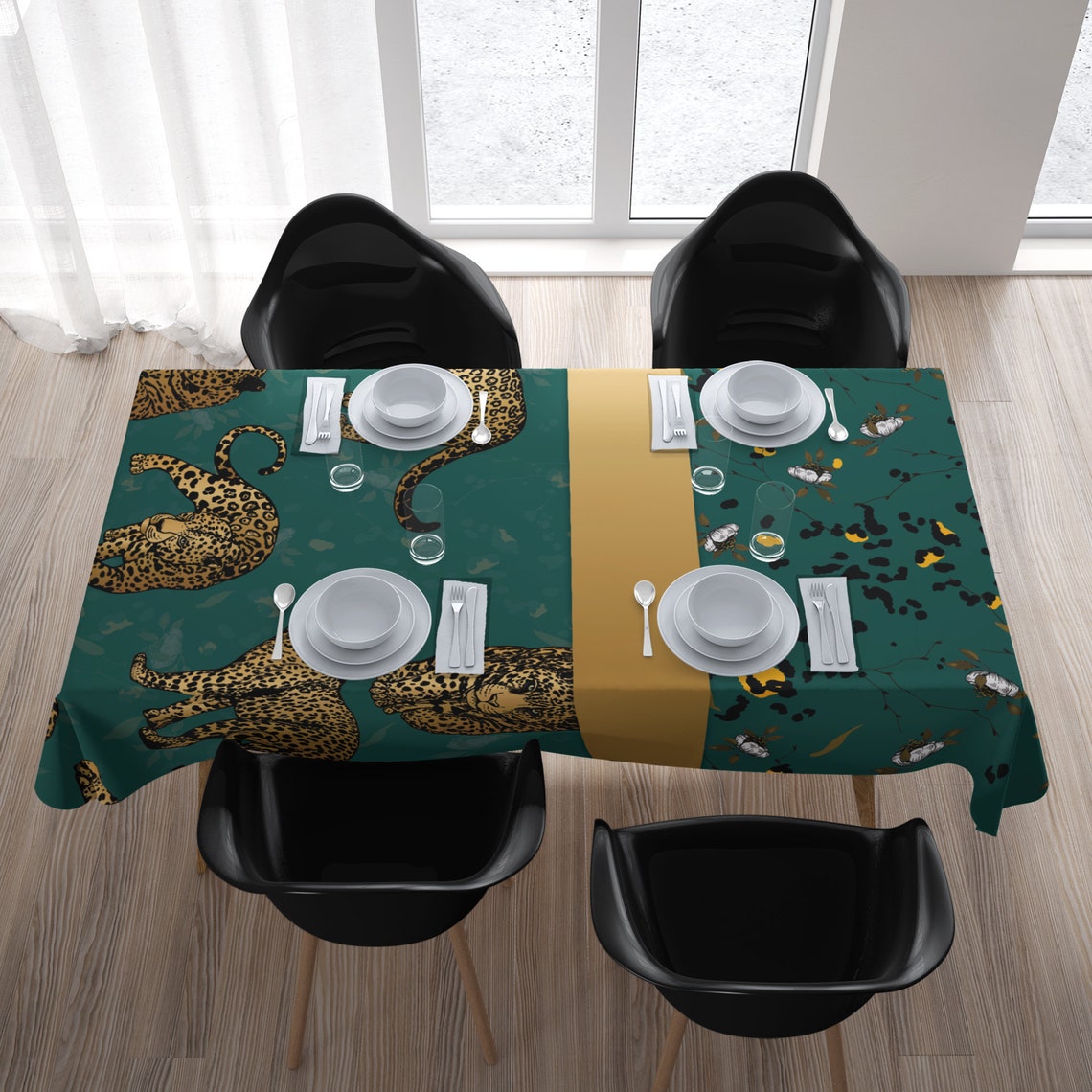 Leopard Print Tablecloth Leopard Pattern Tablecloth - Etsy