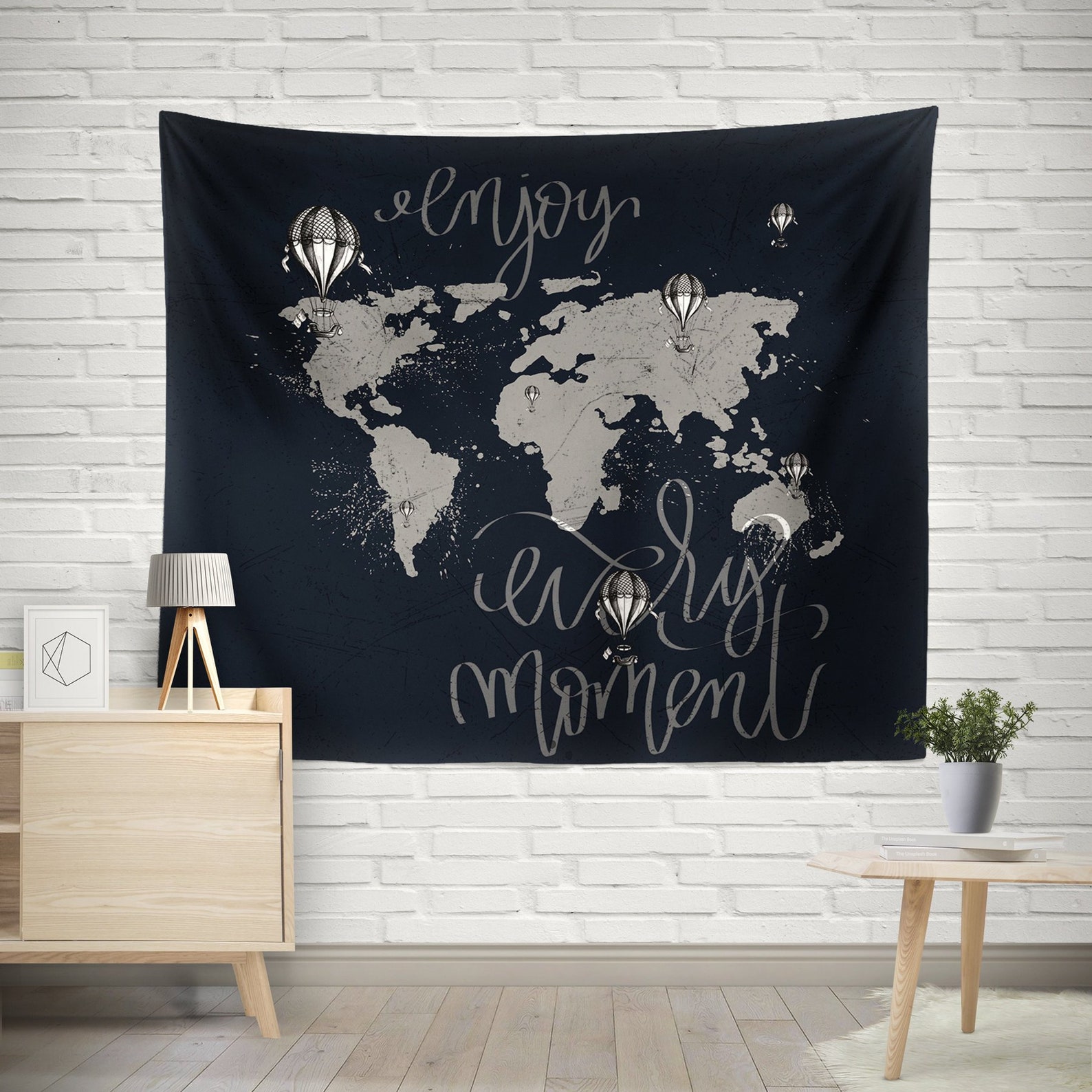 World Map Tapestry Travel Tapestry Map Tapestry Travel - Etsy
