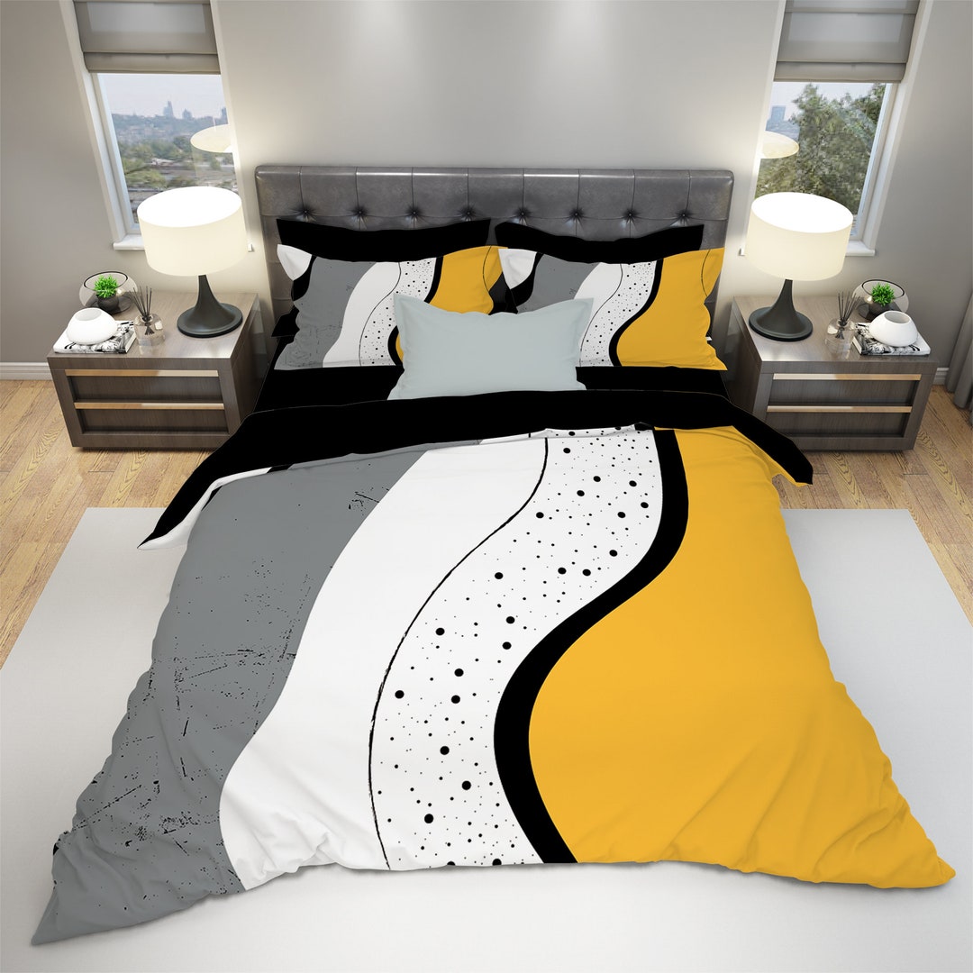 Line Art Bedding, Abstract Bedding, Modern Bedding, Luxury Bedding ...