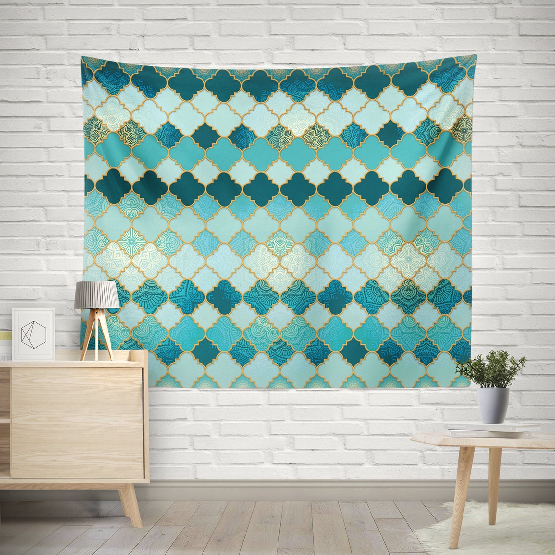 Moroccan Style Wall Tapestry Mandala Tapestry Moroccan - Etsy
