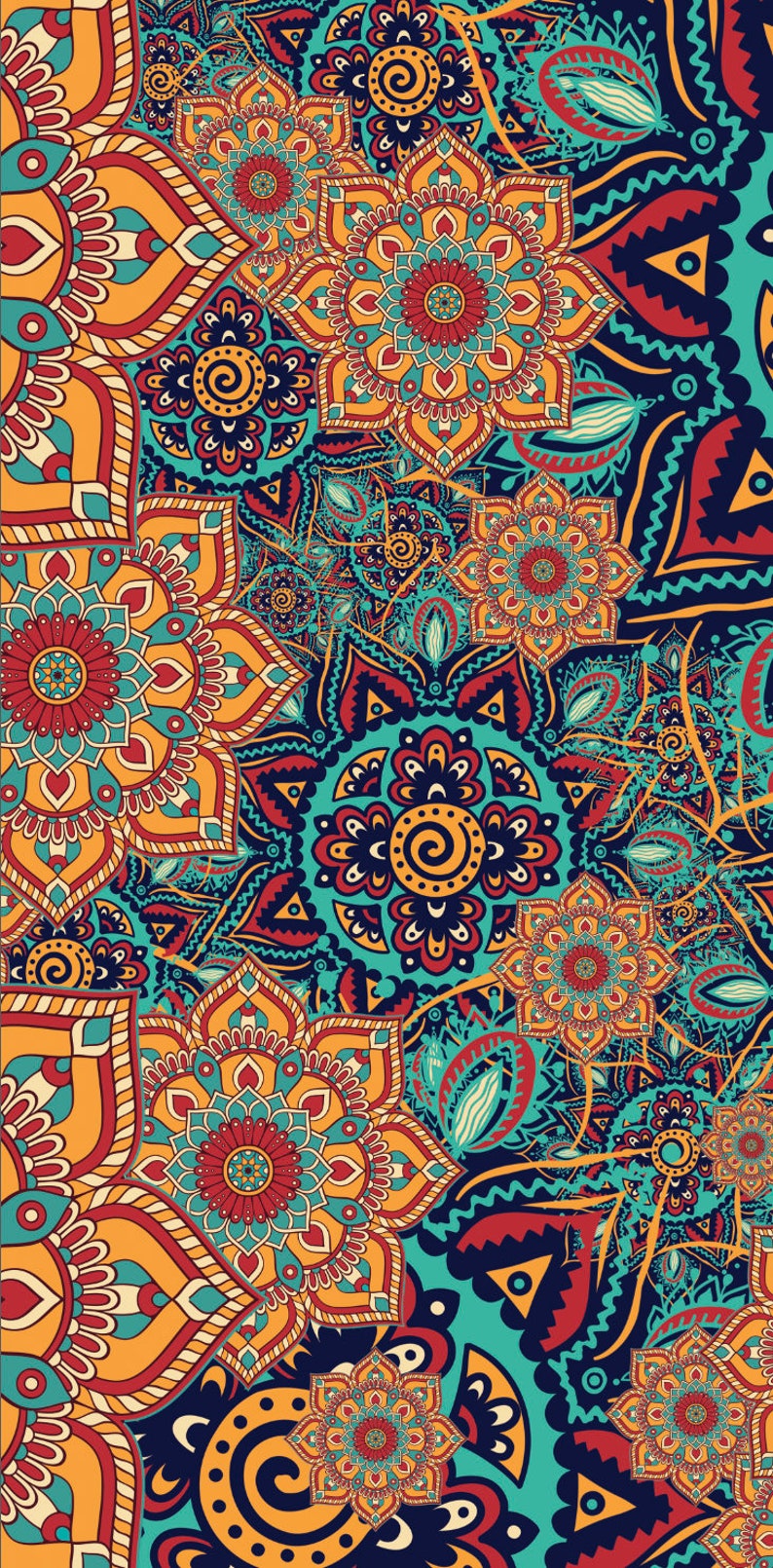 Mandala Window Curtains Boho Window Curtains Window - Etsy