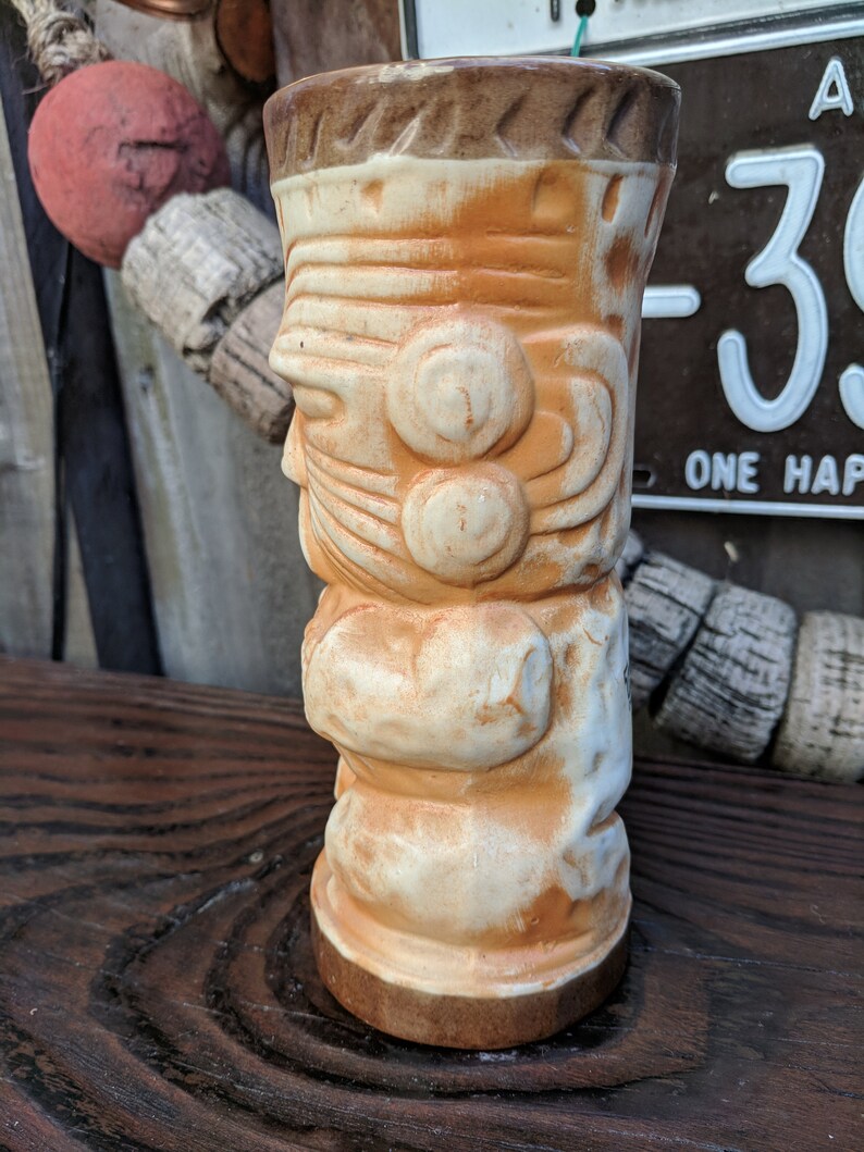 Trader Dick's Tiki Mug Nugget Reno Nevada Peanut - Great Condition - Etsy