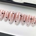 Soph Pink Ombre Clear Chrome Glazed W/ Heart Details | Press on Nails ...