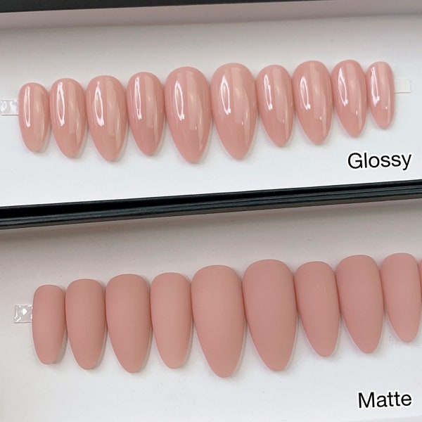 Matte Fake Nails - Etsy