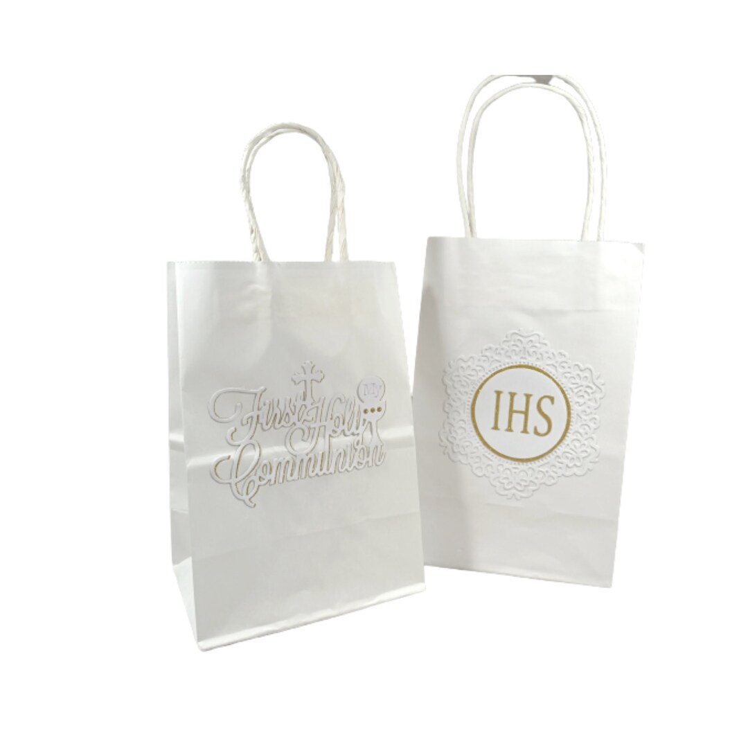 First Holy Communion Elegant Eucharist Thank You Favor Gift Bag, Party ...