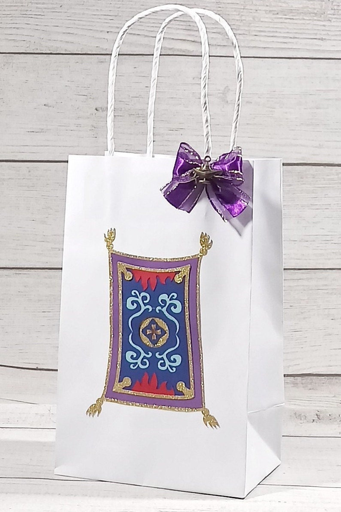 Princess Jasmine Aladdin Birthday Party Favor Gift Bags - Etsy