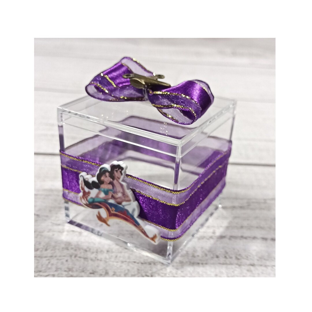Princess Jasmine Aladdin Birthday Party Favor Gift Boxes - Etsy