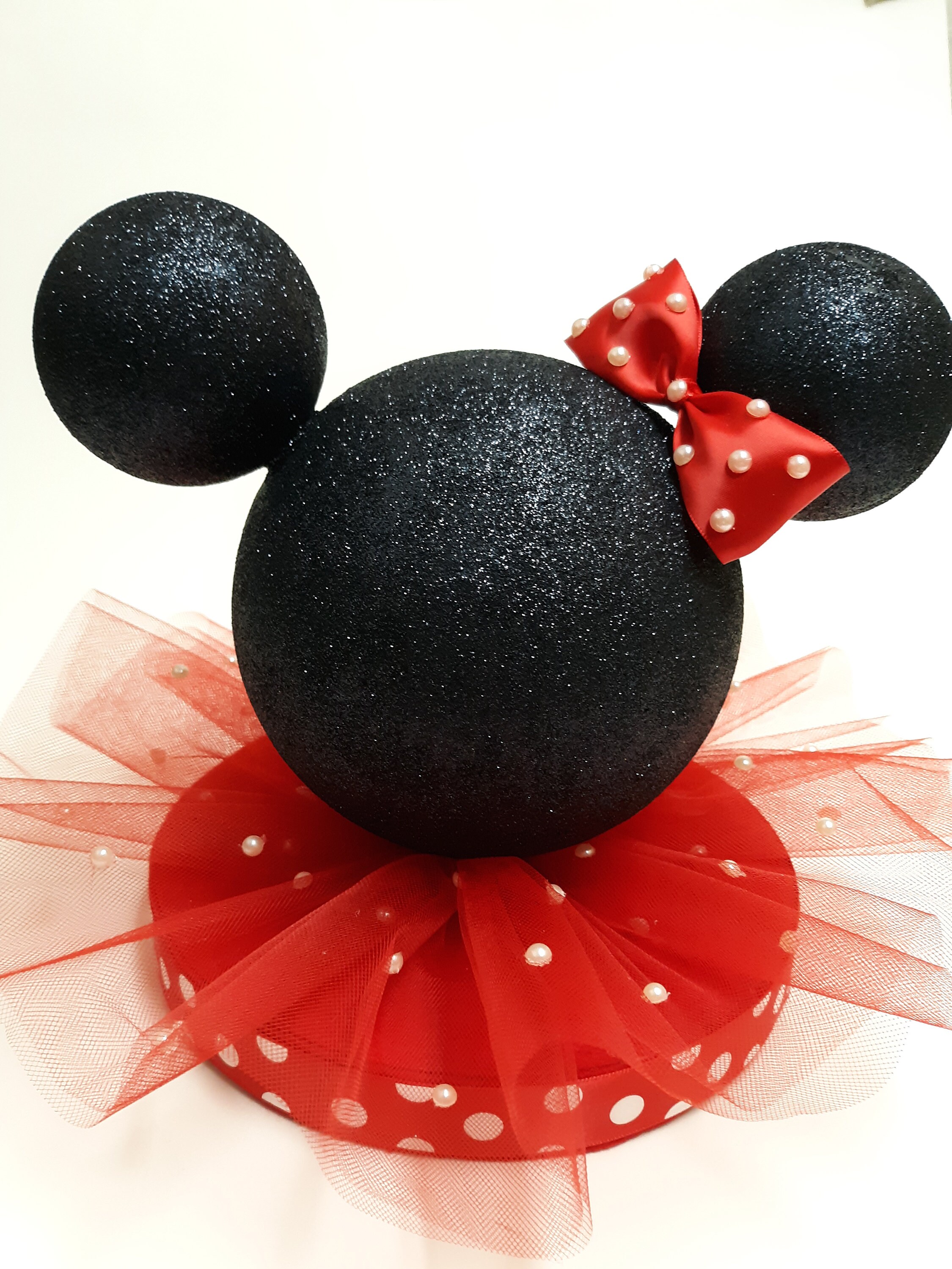 Red Minnie Mouse Centerpieces