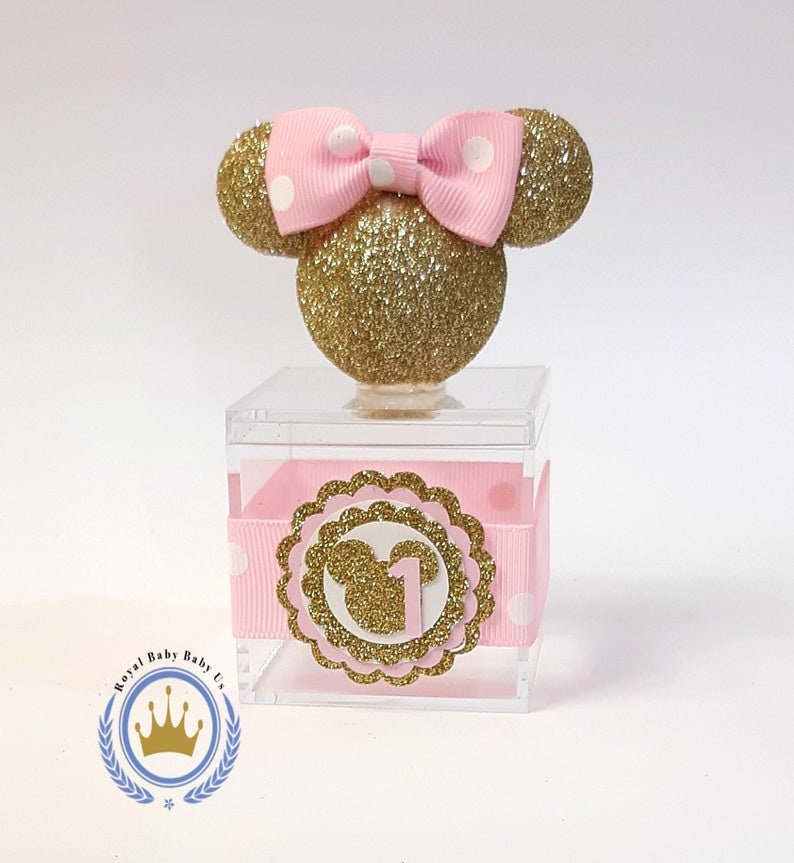 Mickey Mouse Favor Box: Acrylic Birthday Party Decoration - Etsy