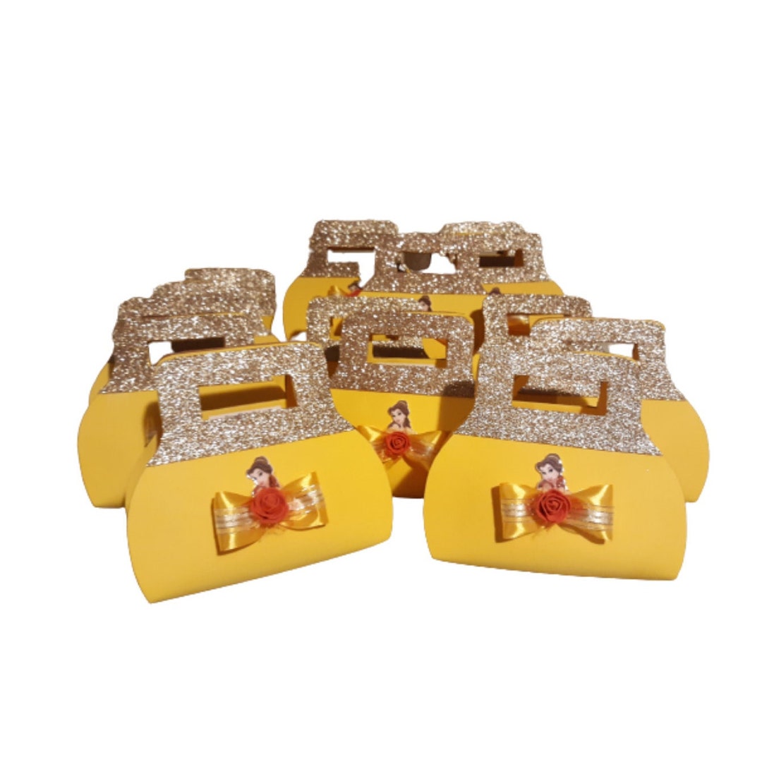 Princess Purses Birthday Party Favor Kids Bag Beauty Beast - Etsy