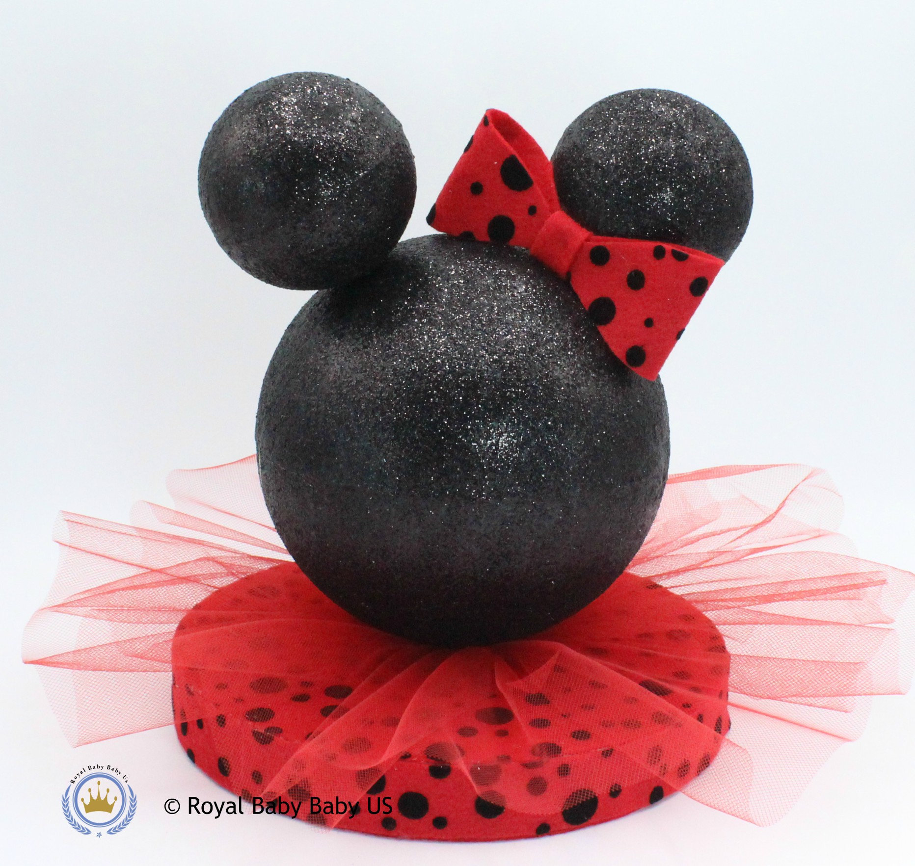 Red Minnie Mouse Centerpieces