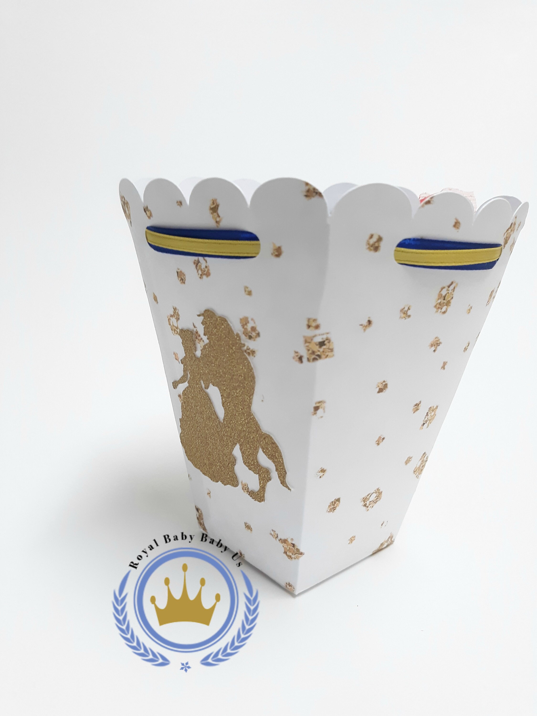 Princess Belle Beauty and the Beast Favor Popcorn Box Popcorn - Etsy