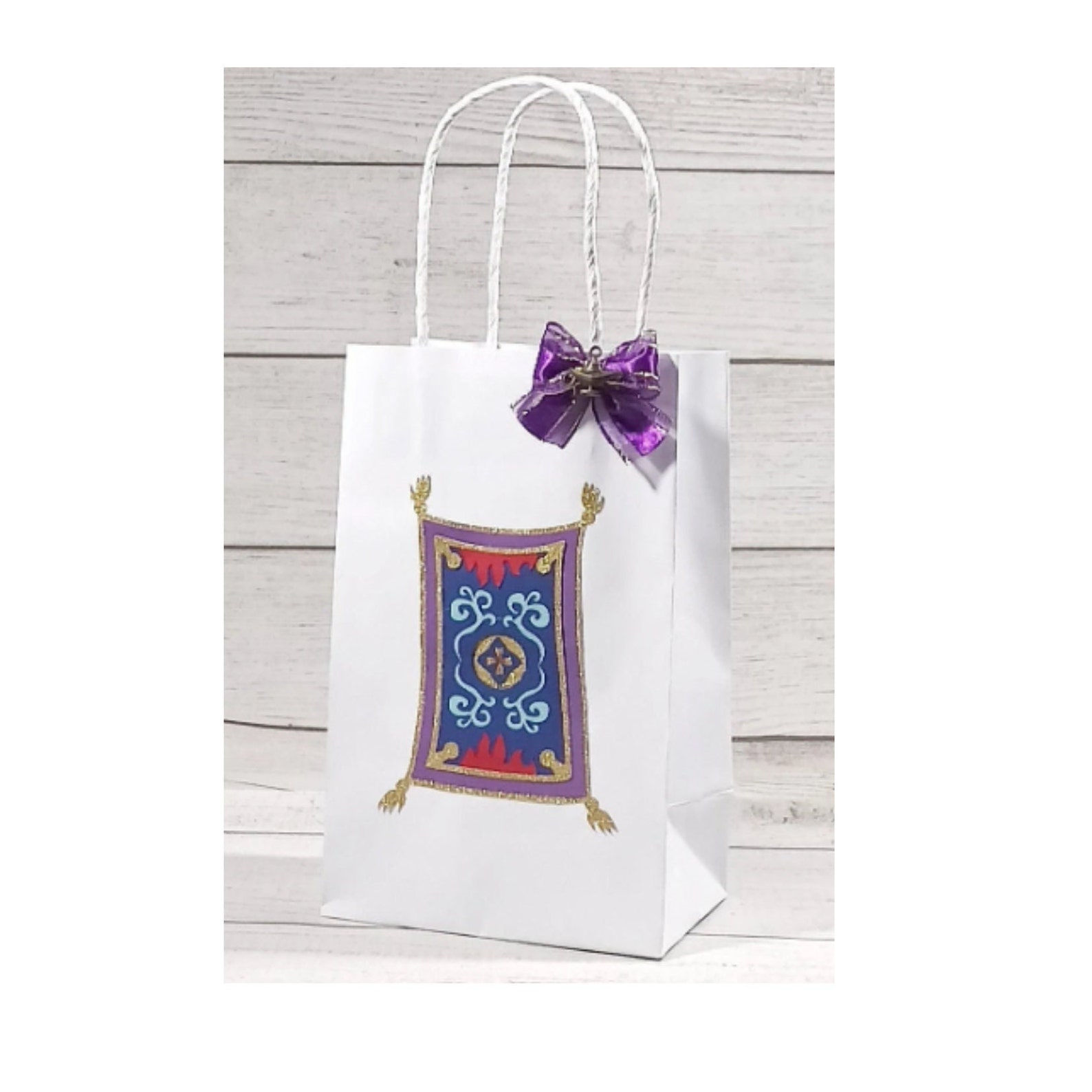 Princess Jasmine Aladdin Birthday Party Favor Gift Bags - Etsy
