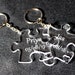 Personalised Wedding Day Gift 2x Jigsaw Puzzle Perspex Keyring ...