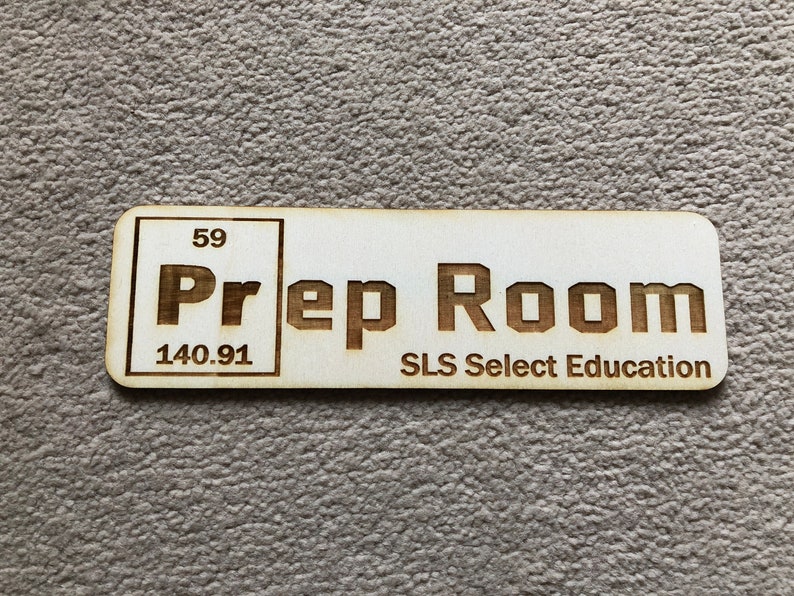 SLS Select Education Prep Room Door Sign - Etsy UK