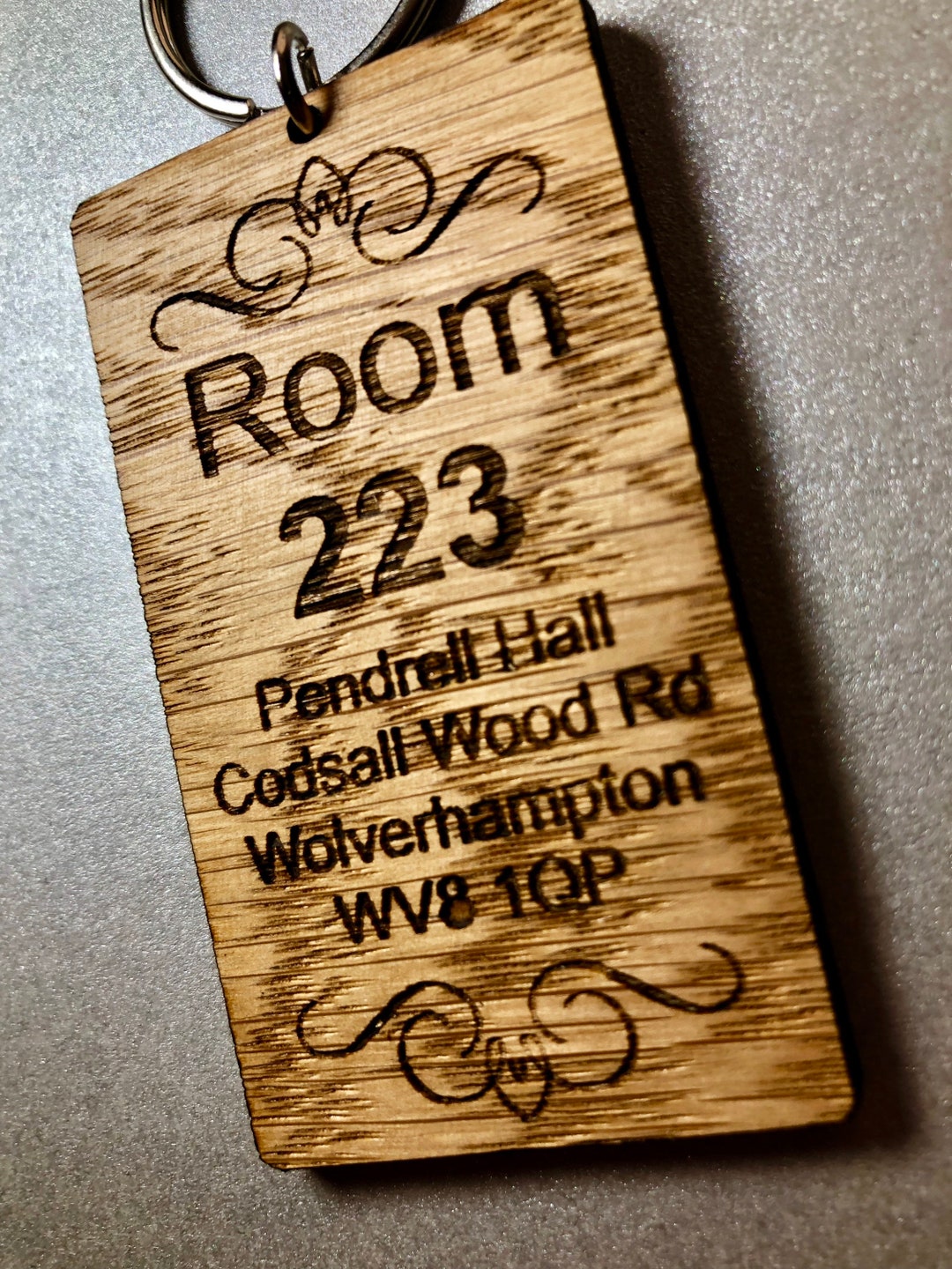 Oak Hotel Room Key B&B Caraven Business Door Wooden Keyrings ...