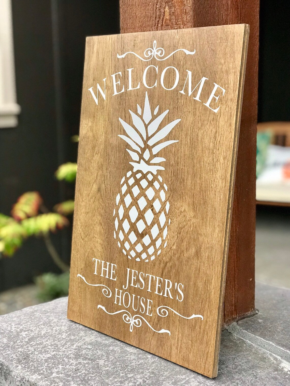 Welcome Sign Custom Welcome Sign Last Name Family Name - Etsy