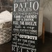 Patio Rules Porch Rules Patio Signs Patio Decor Porch Sign Porch Decor ...