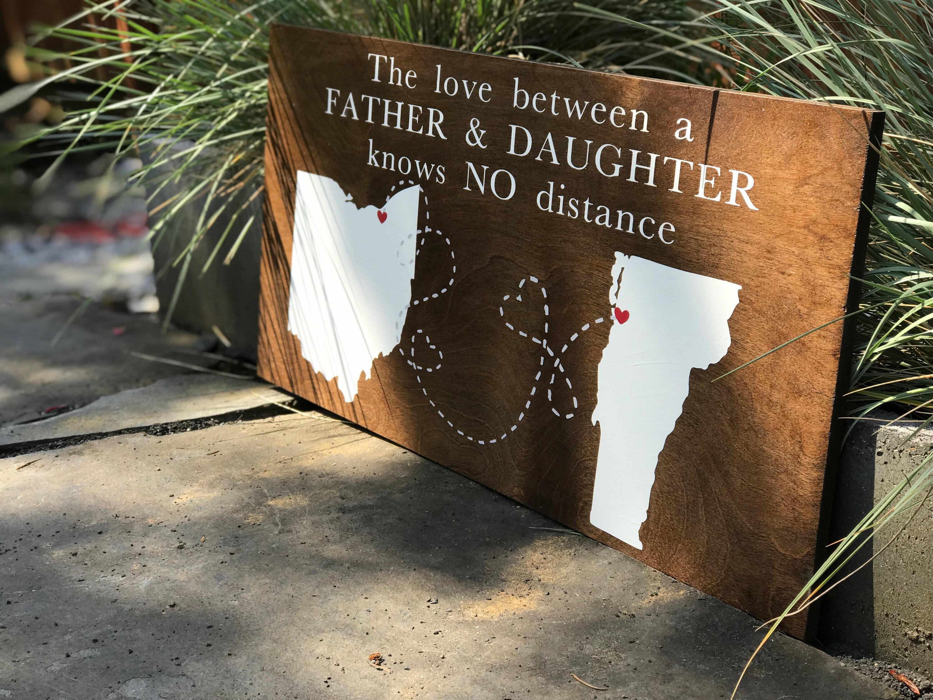 Fathers Day Fathers Day Gift Father Sign Father Daughter | Etsy